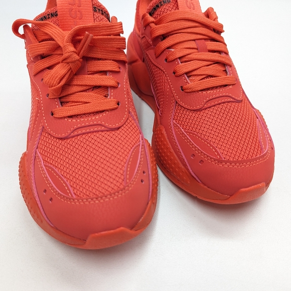 Sergio Rossi for Puma | Shoes | Rsx Womans Neon Orange Puma Sneakers ...